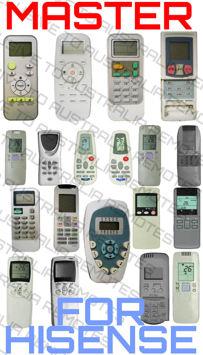Hisense AC Remotes – Australia Remotes
