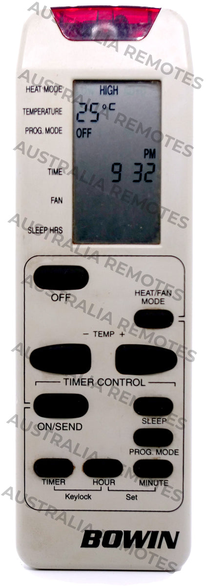 Remotes for Bowin Heat Pumps Including the SLI | Solutions in stock ...