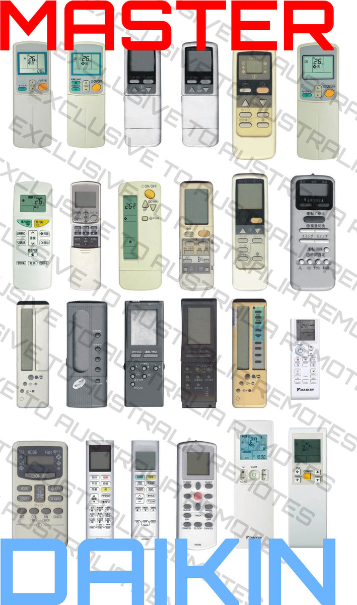 Daikin Aircon Remote Controls ️ 3 Options Per Remote From $29 ...
