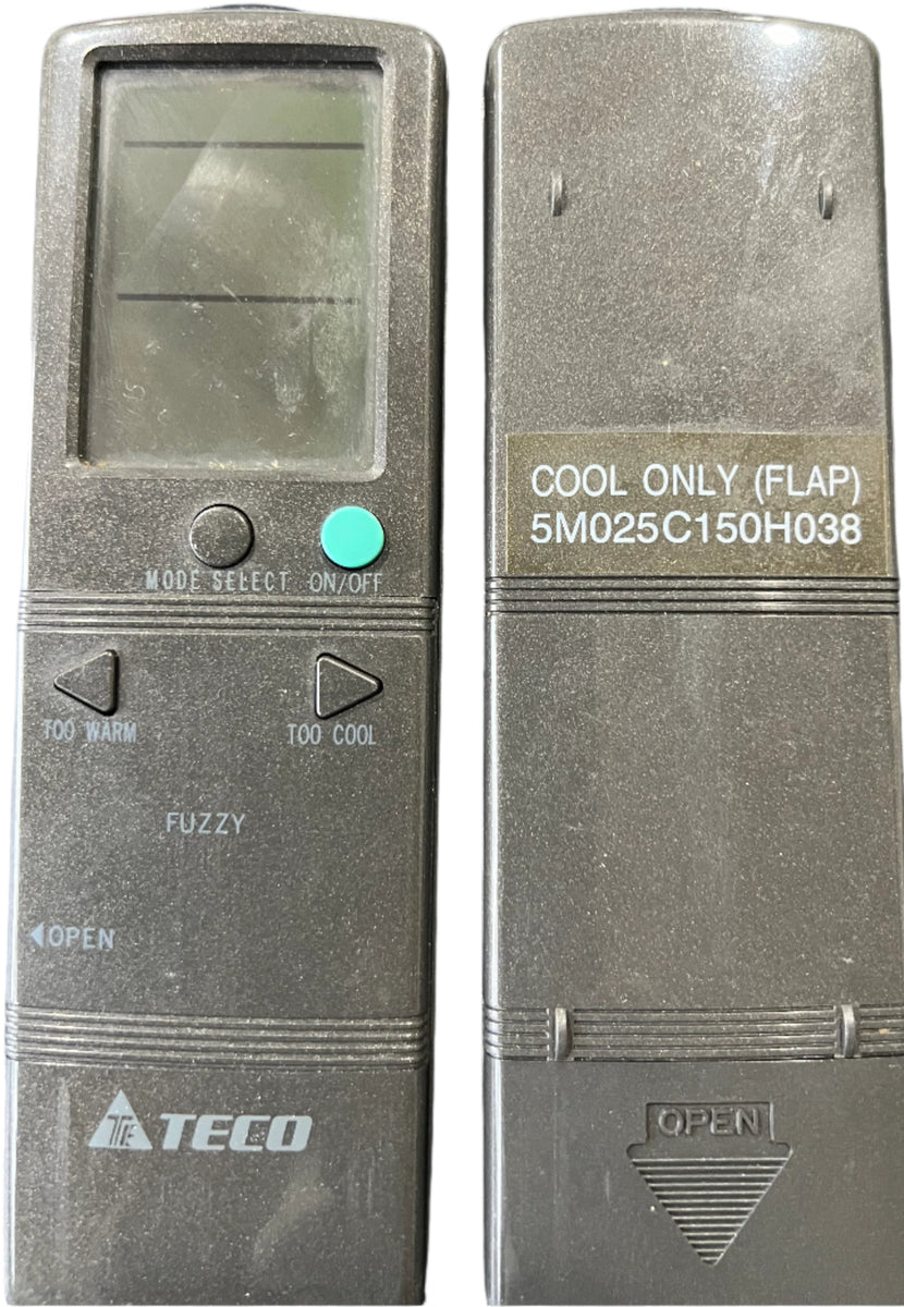 Air conditioner Remote For TECO Model : LL24k1yah 5m000c924g017 ...