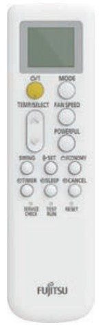 Replacement Remote For Fujitsu Air Conditioner Model AR-RPD2E ...