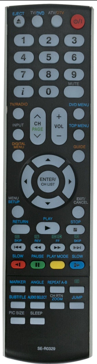 Replacement Remote Control For Toshiba TVs - Model: SE-R0329 ...