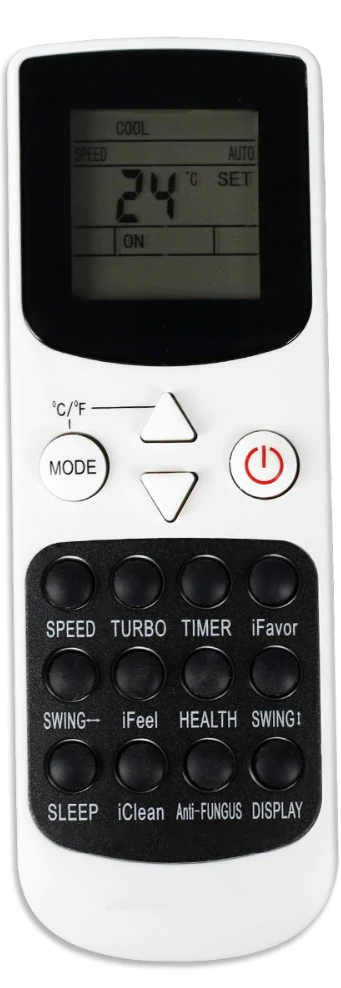 Replacement Remote for Rinnai Air Conditioners Models: RINV35R ykr-q ...