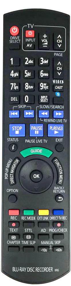 PANASONIC HDD recorder DMR-HW220 HDD Recorder Remote – Australia Remotes