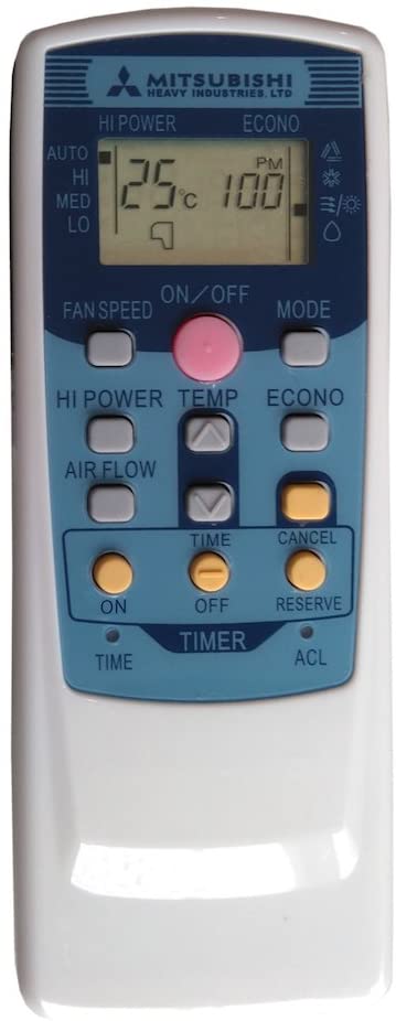 Replacement Air Conditioner Remote For Mitsubishi AC Remote Model: RMA ...