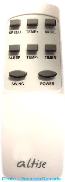 Portable AC Remote for Altise – Australia Remotes