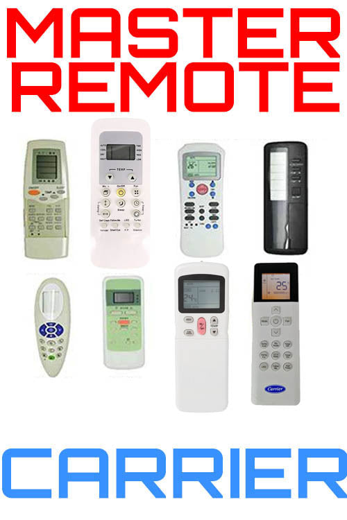 Replacement (Master) Universal Air Conditioner Remote for Carrier ...