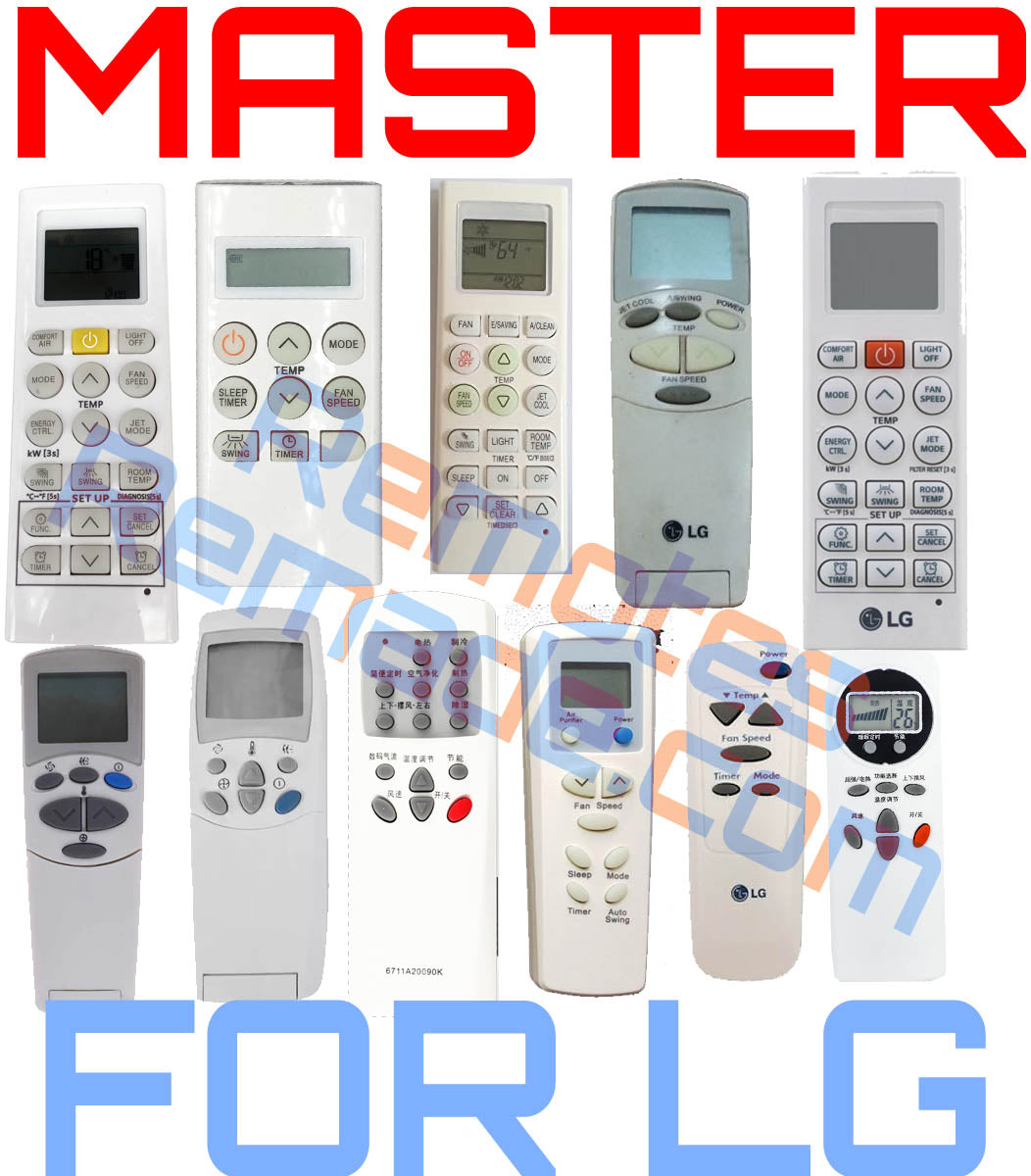 MASTER - Universal Remote for LG Air Conditioners Only – Australia Remotes