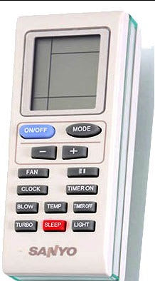 Replacement Air Conditioner Remote for Sanyo Model YTF – Australia Remotes