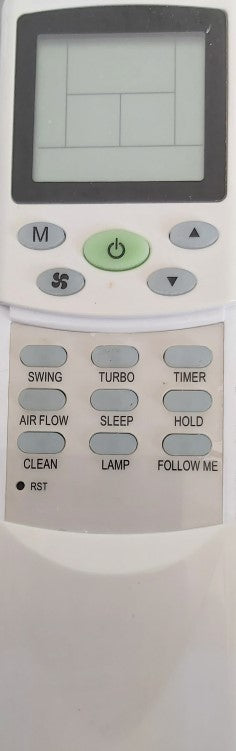 Air Conditioner Remote for Domain Model ZT – Australia Remotes