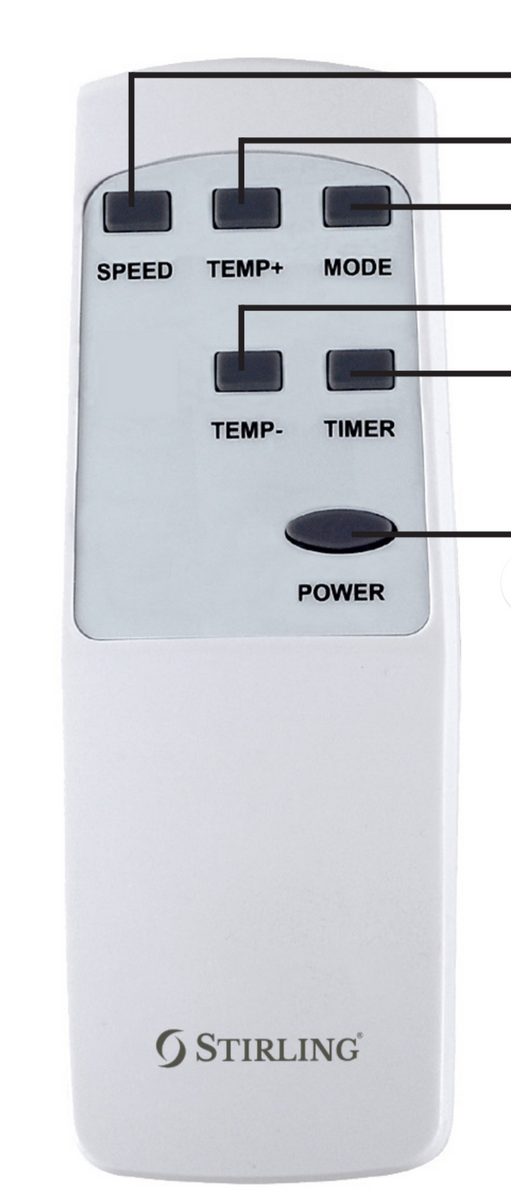 AC Remote for Stirling Portable Air Conditioners – Australia Remotes