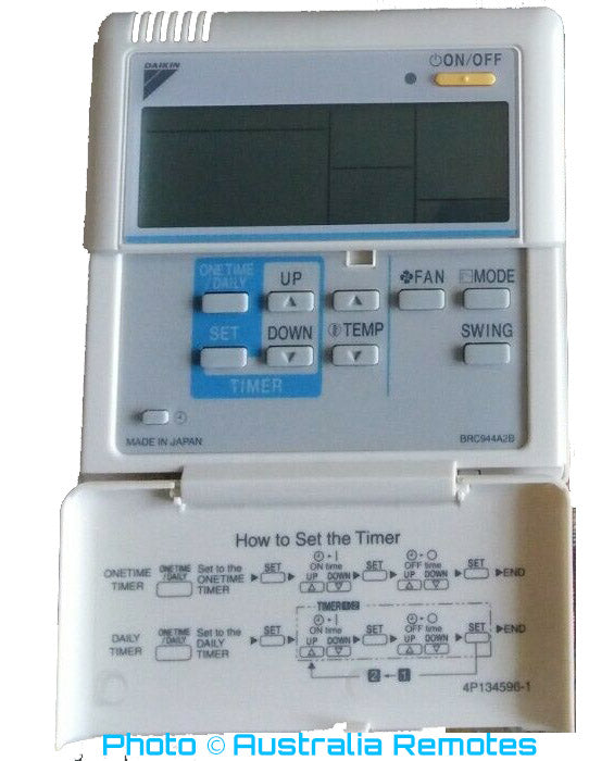 Daikin Wall Remote Control BRC944A2B / 4p134596-1 – Australia Remotes